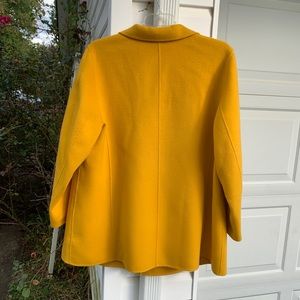 Talbots | Jackets & Coats | Nwt Talbots Yellow Wool Double Faced ...